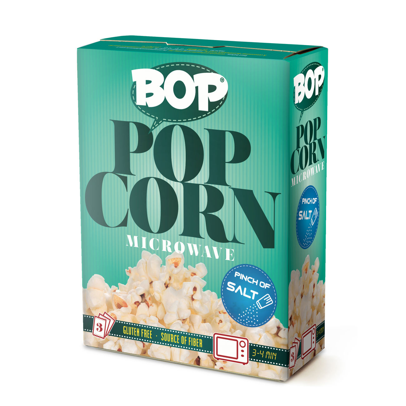 Bop Microwave Popcorn - Salted | NTUC FairPrice