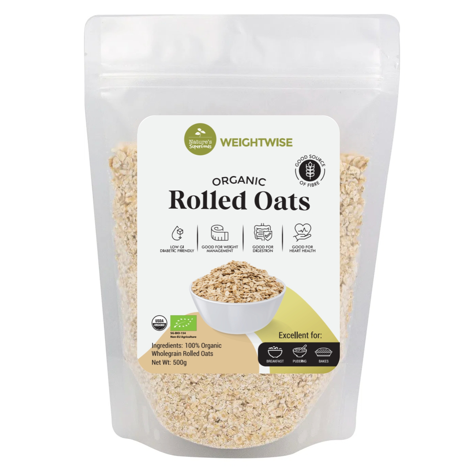 Nature's Superfoods Rolled Oats | NTUC FairPrice