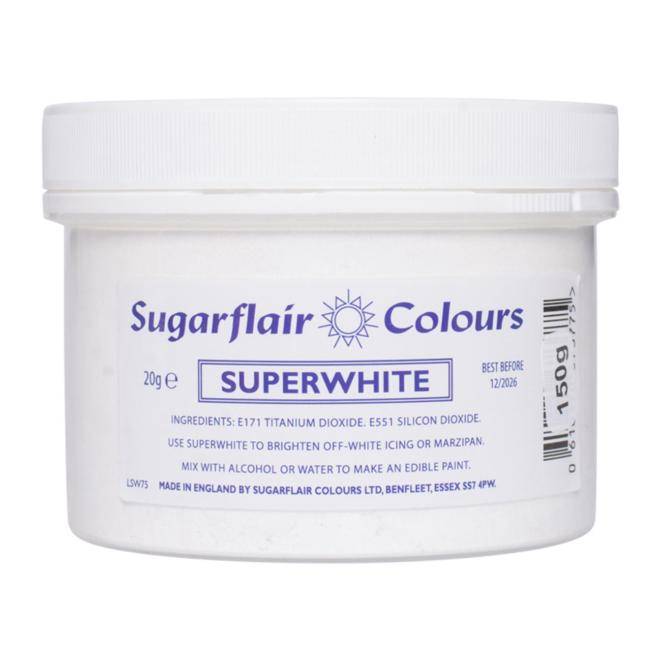 Sugarflair Icing Whitener - Superwhite | NTUC FairPrice