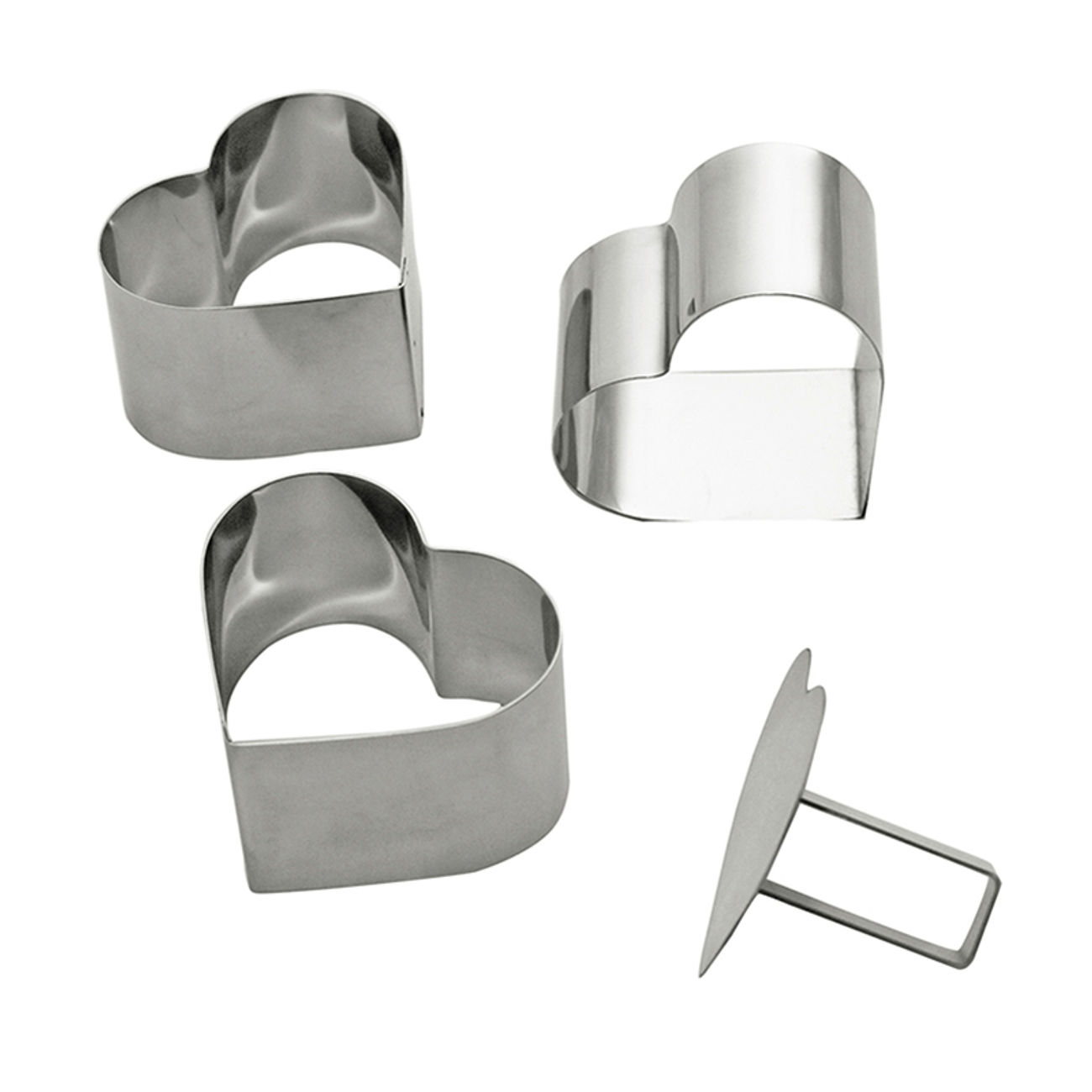 RedMan Stainless Steel Mousse Frame Set - Heart Shape | NTUC FairPrice