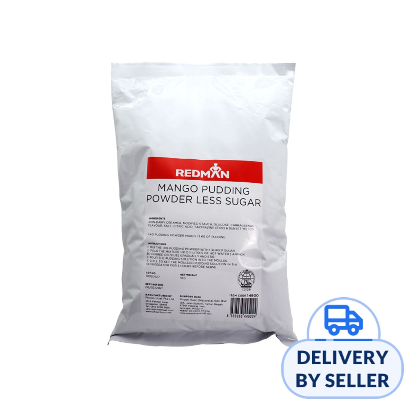 RedMan Pudding Powder - Mango (Less Sugar) | NTUC FairPrice