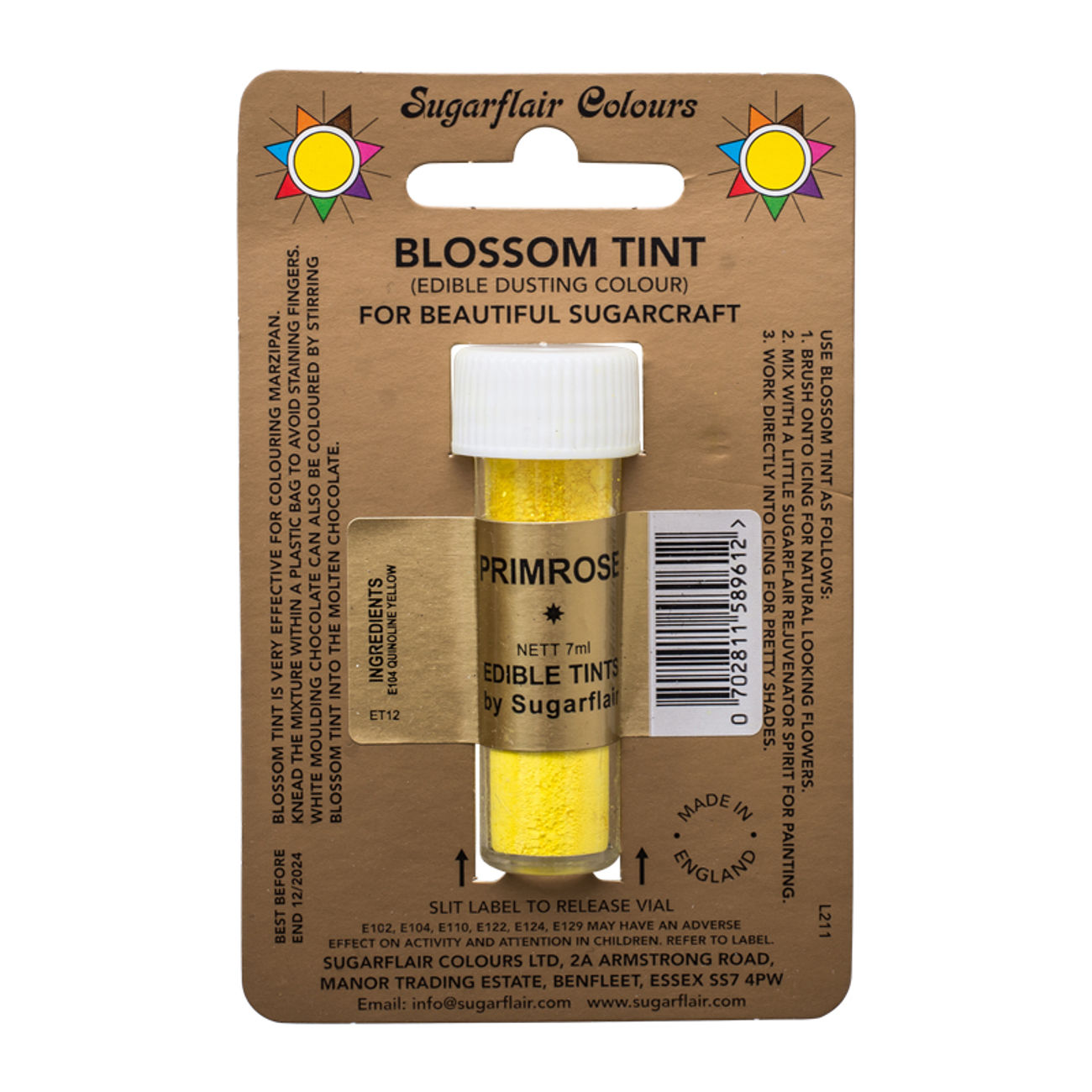 Sugarflair Blossom Tint (Edible Dusting Colour) - Primrose | NTUC FairPrice