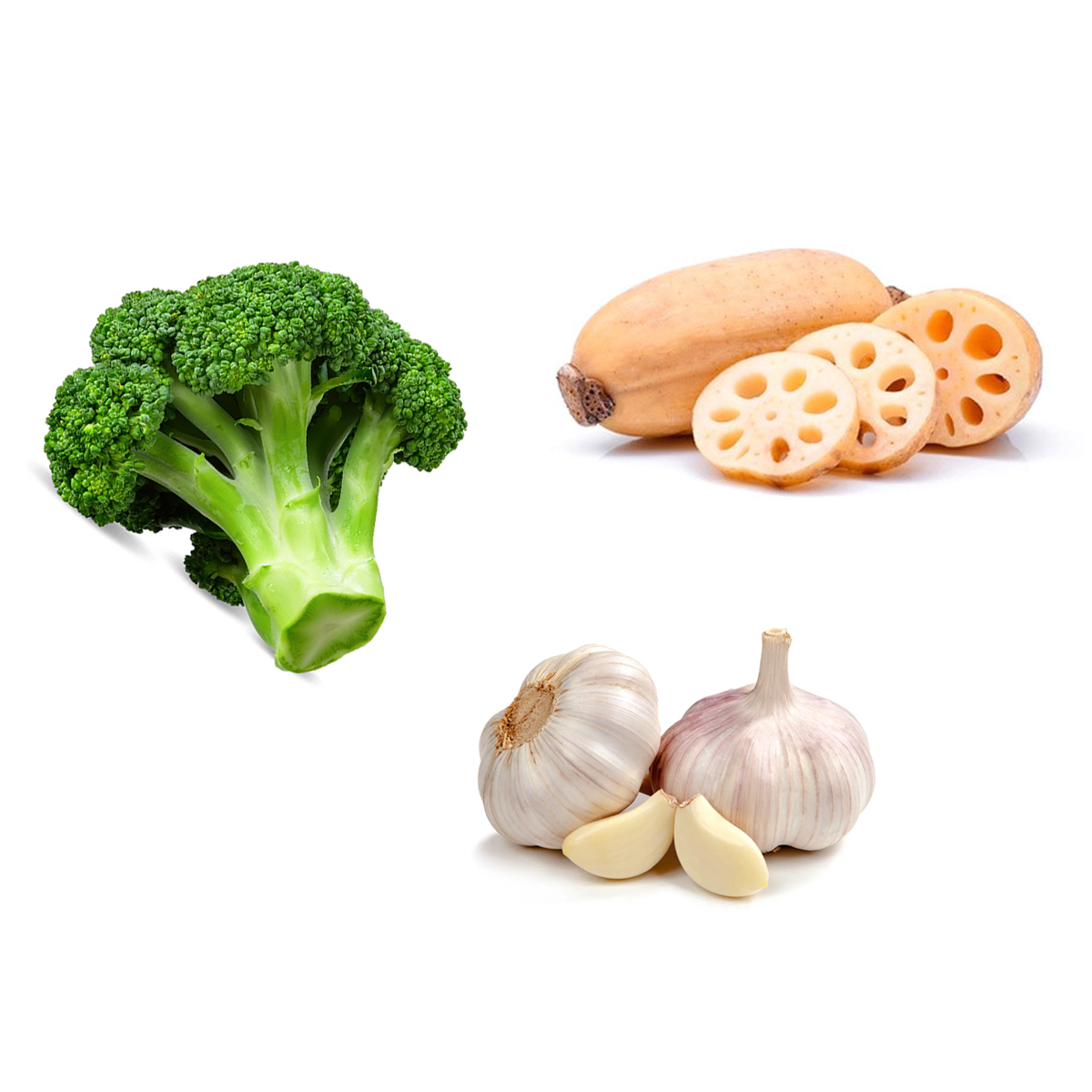 Orgo Fresh Special Stir-Fry Set(Broccoli,Lotus Root,Garlic) | NTUC ...