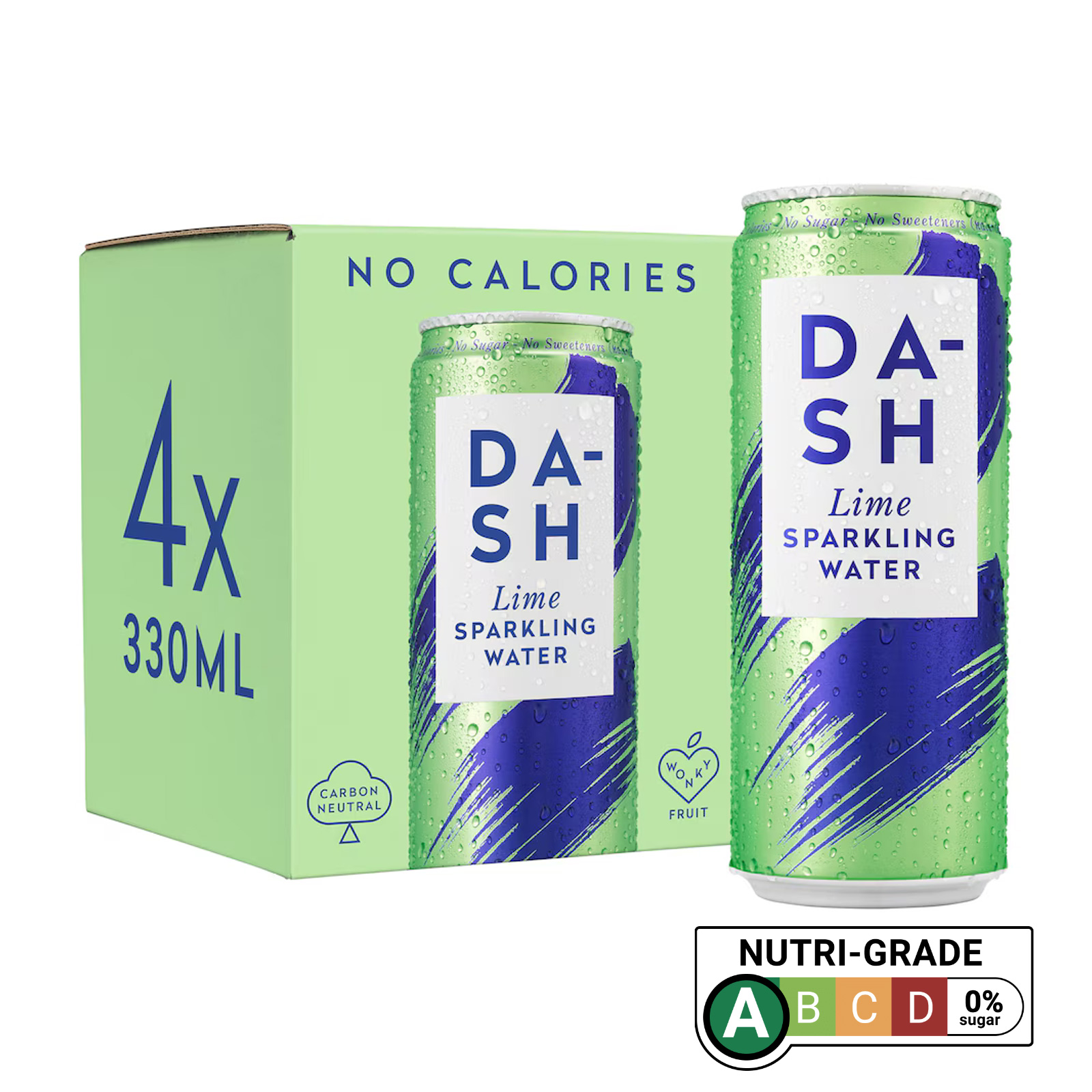 Dash Water Infused Sparkling Water - Lime | NTUC FairPrice