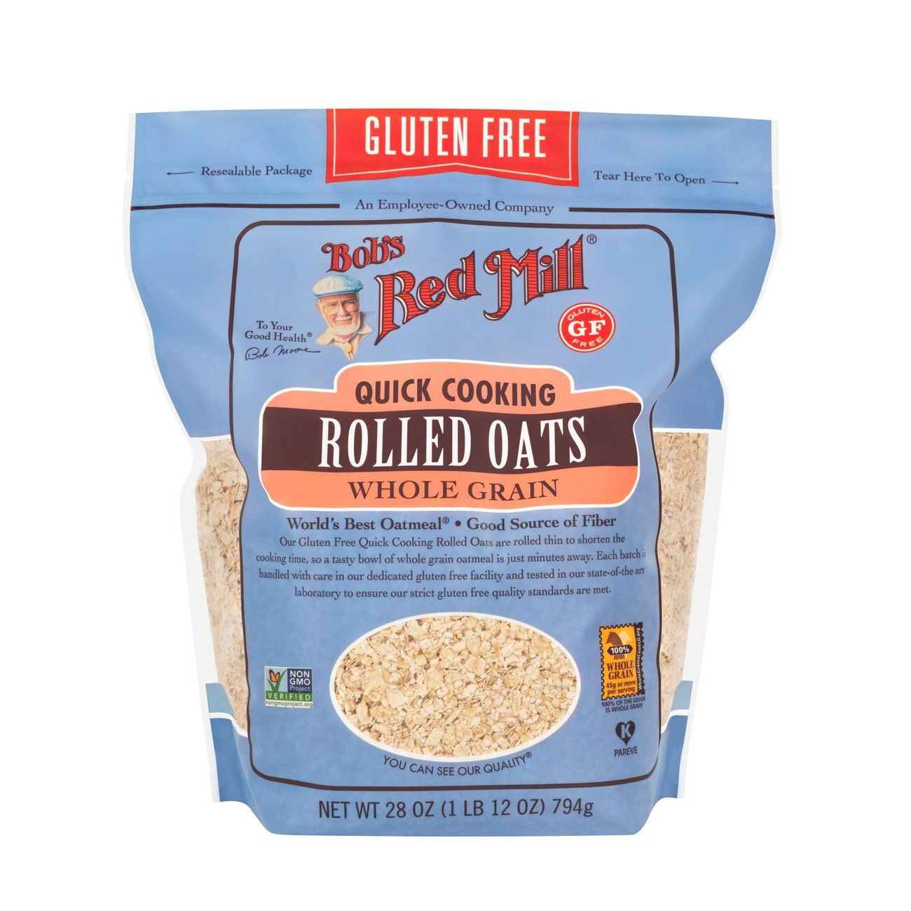 Bob's Red Mill Whole Grain Rolled Oat - Quick Cooking | NTUC FairPrice