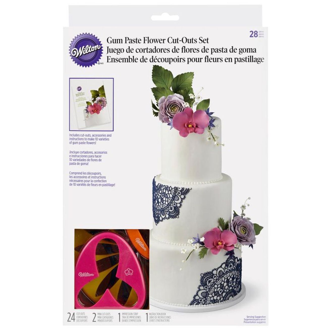 Wilton Gum Paste Flower Cut-Outs Set | NTUC FairPrice