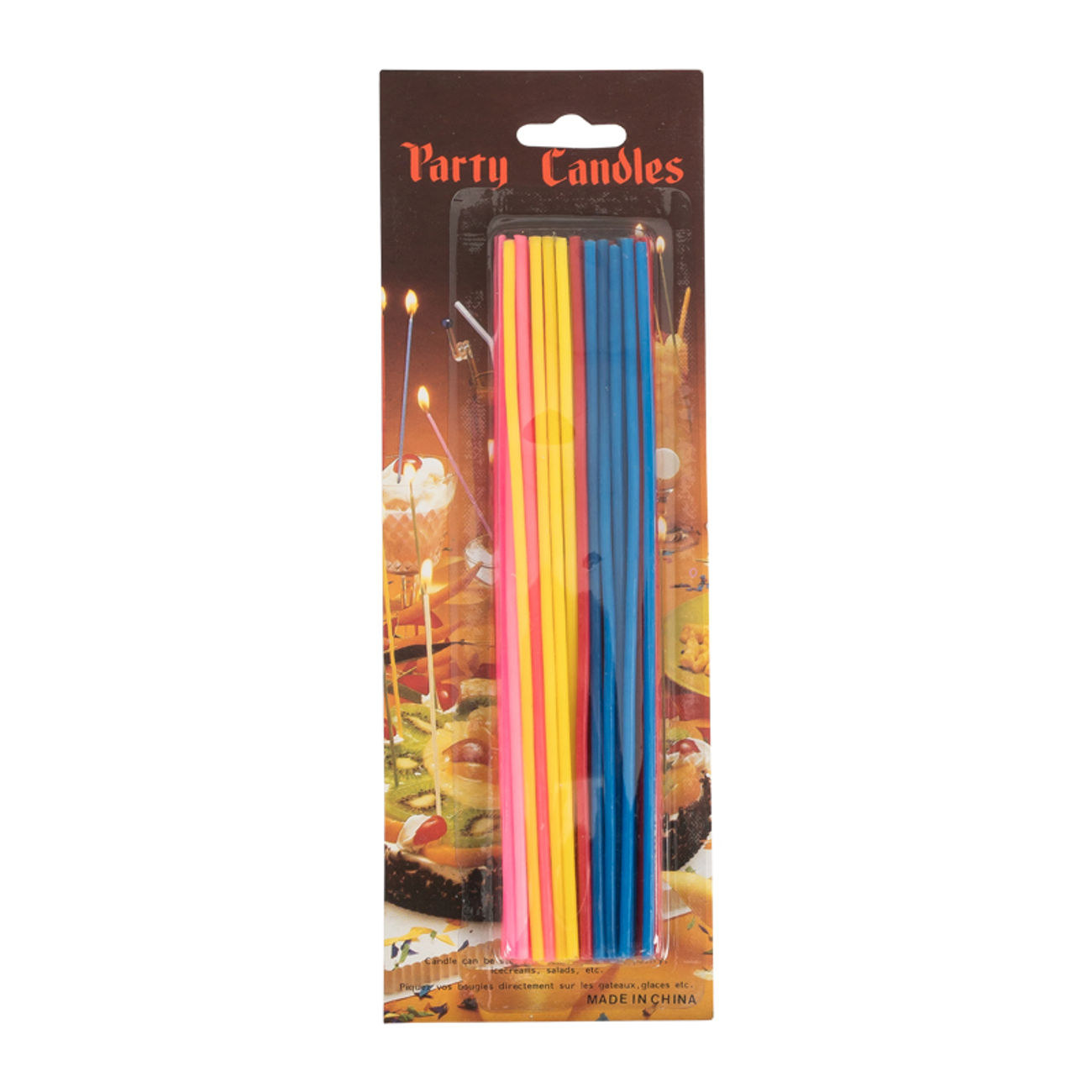RedMan Thin Party Candles - Assorted Color | NTUC FairPrice