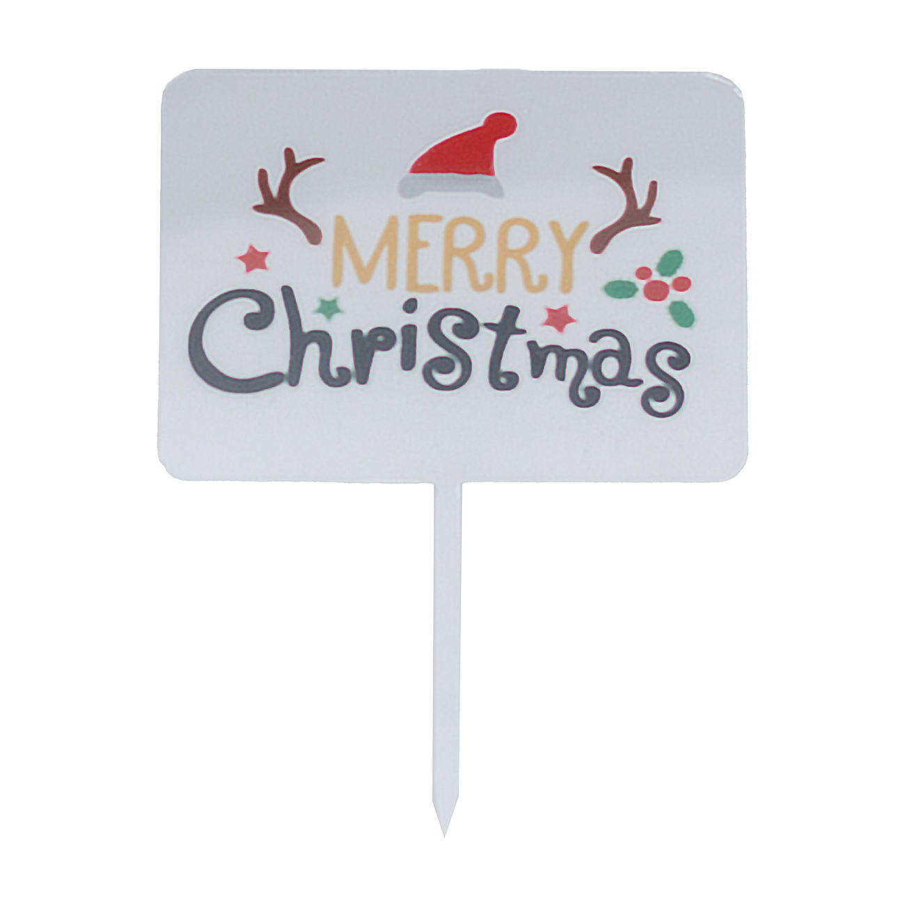 RedMan Arcylic Pick - Square Merry Xmas | NTUC FairPrice