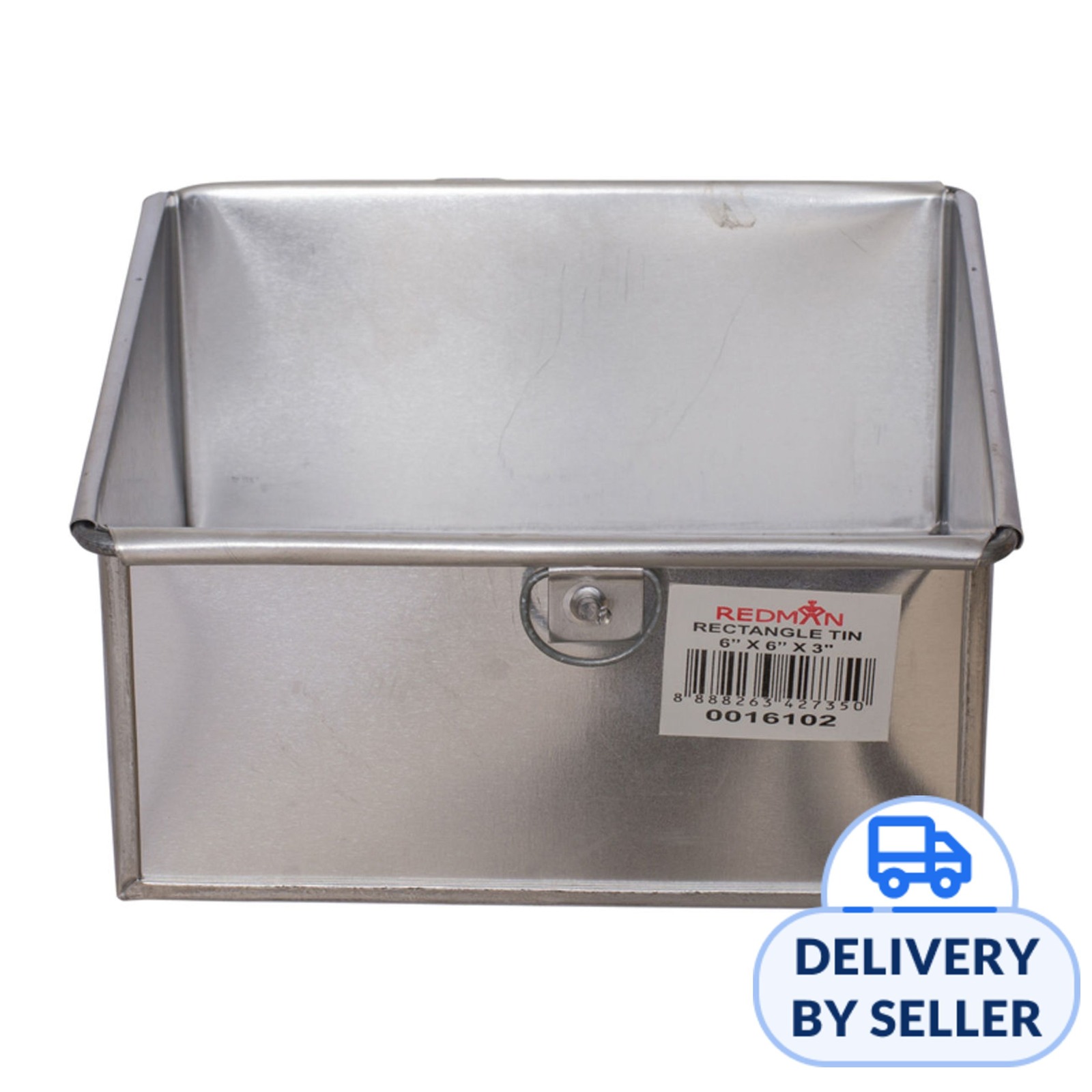 RedMan Rectangle Tin (6" x 6" x 3") | NTUC FairPrice