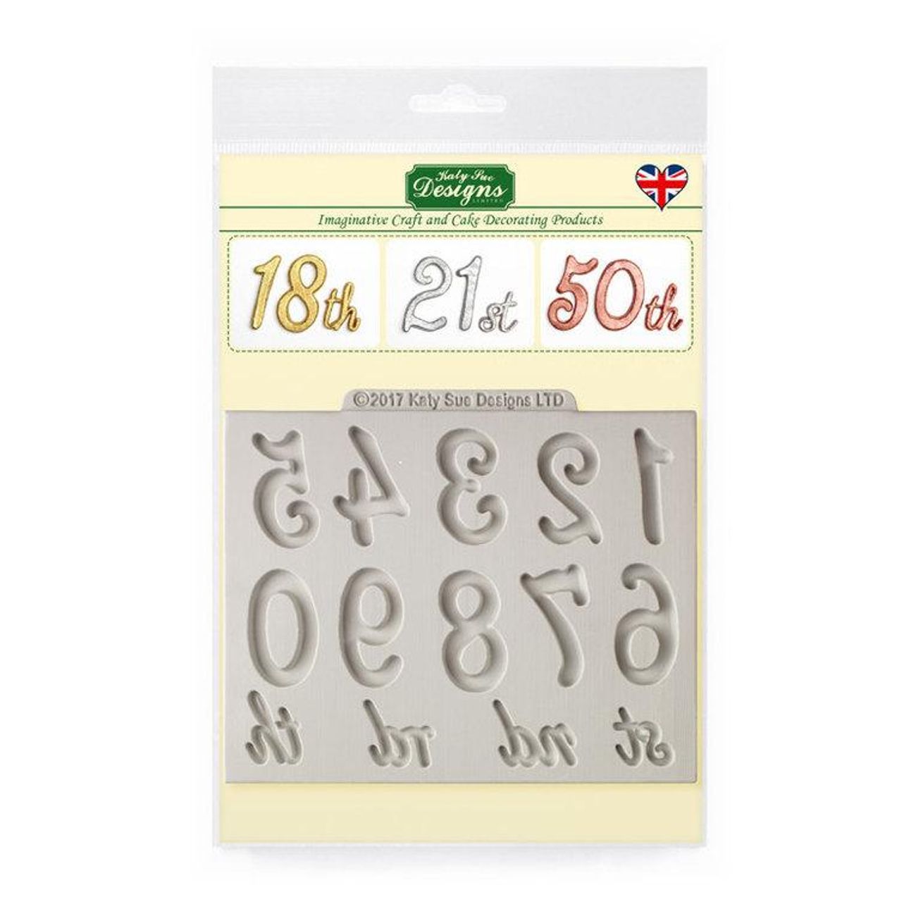 Katy Sue Silicone Mould - Large Numbers | NTUC FairPrice