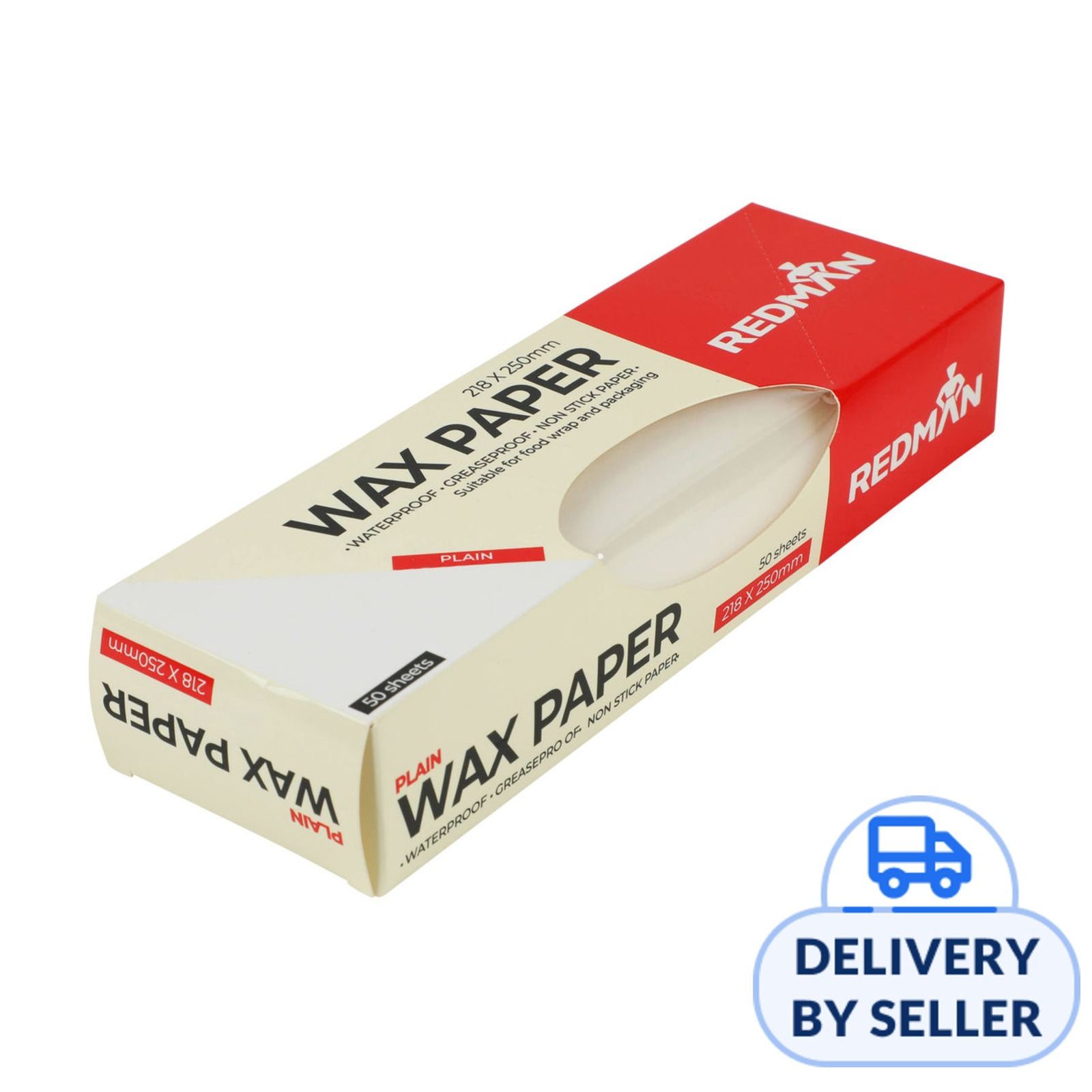 RedMan Plain Wax Paper - 218x250mm | NTUC FairPrice