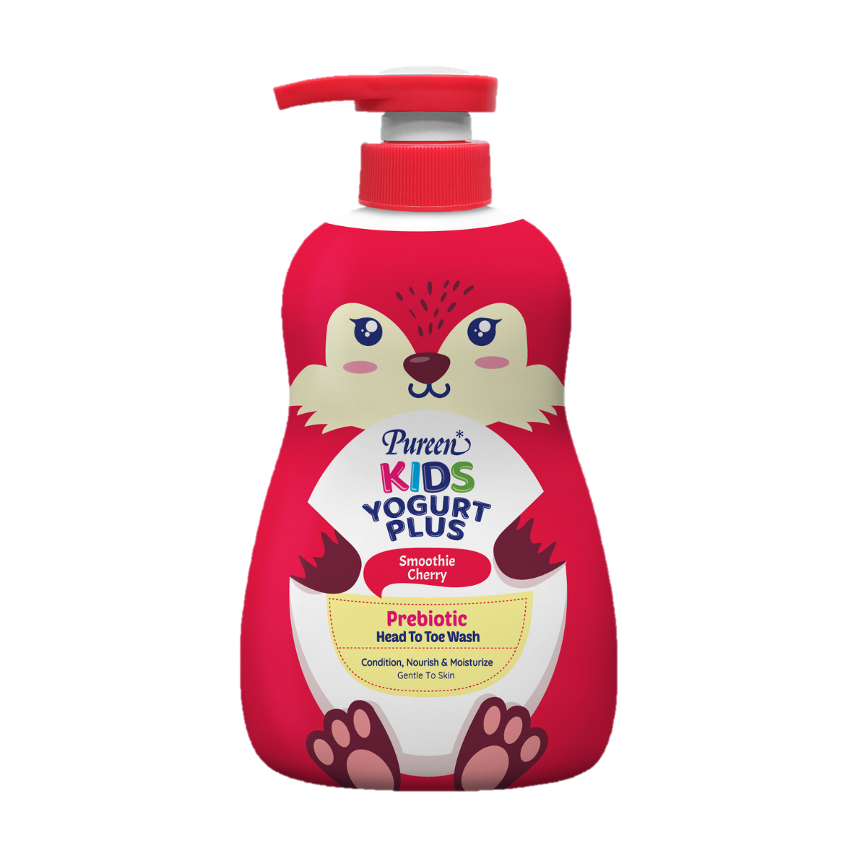 Pureen Kids Yogurt Plus HTT Wash with Prebiotic - Cherry | NTUC FairPrice