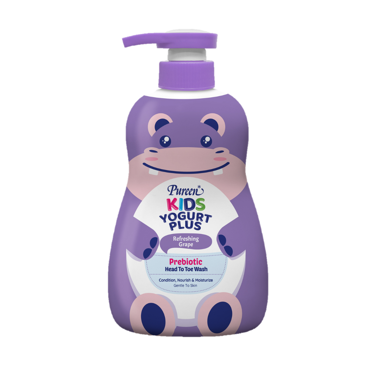 Pureen Kids Yogurt Plus HTT Wash with Prebiotic -Grape | NTUC FairPrice