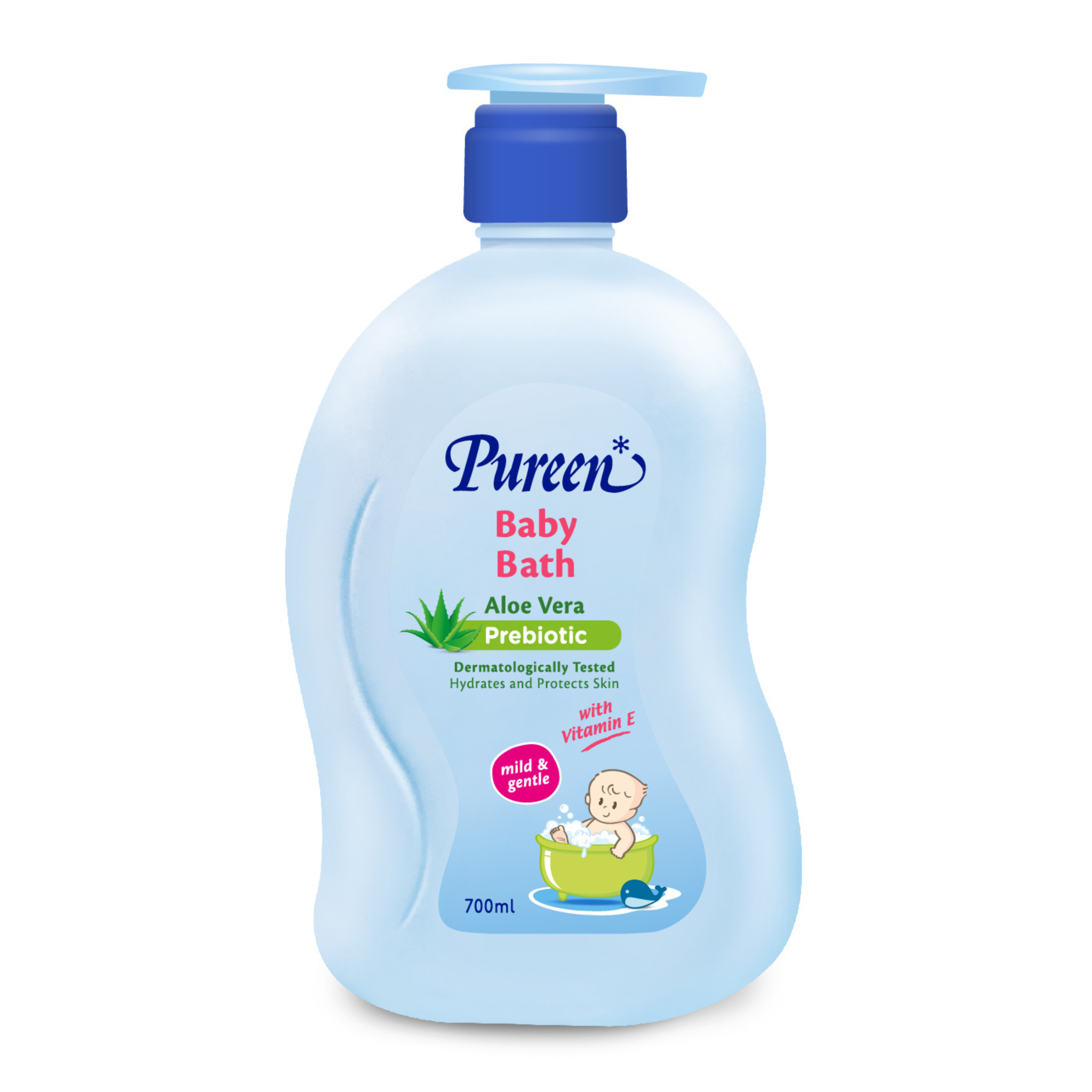 Pureen Baby Bath - Aloe Vera (Prebiotic) | NTUC FairPrice