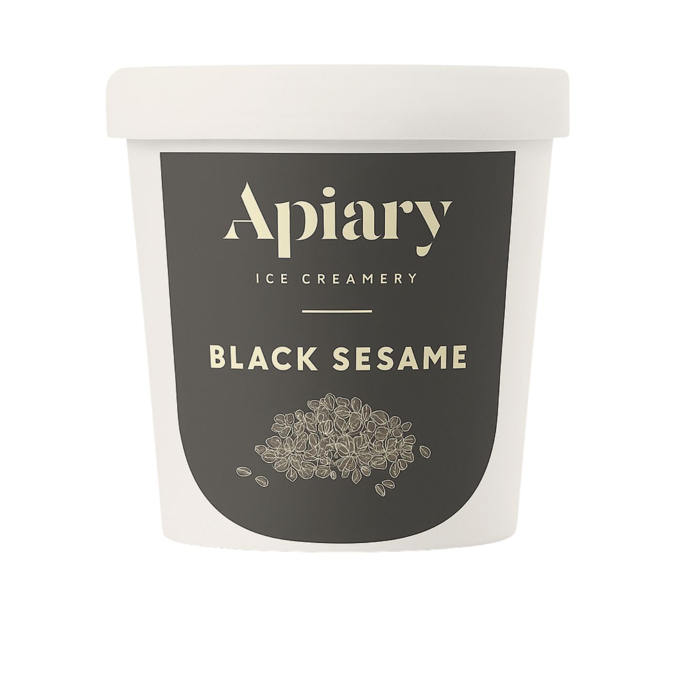 Apiary Ice Cream - Black Sesame | NTUC FairPrice