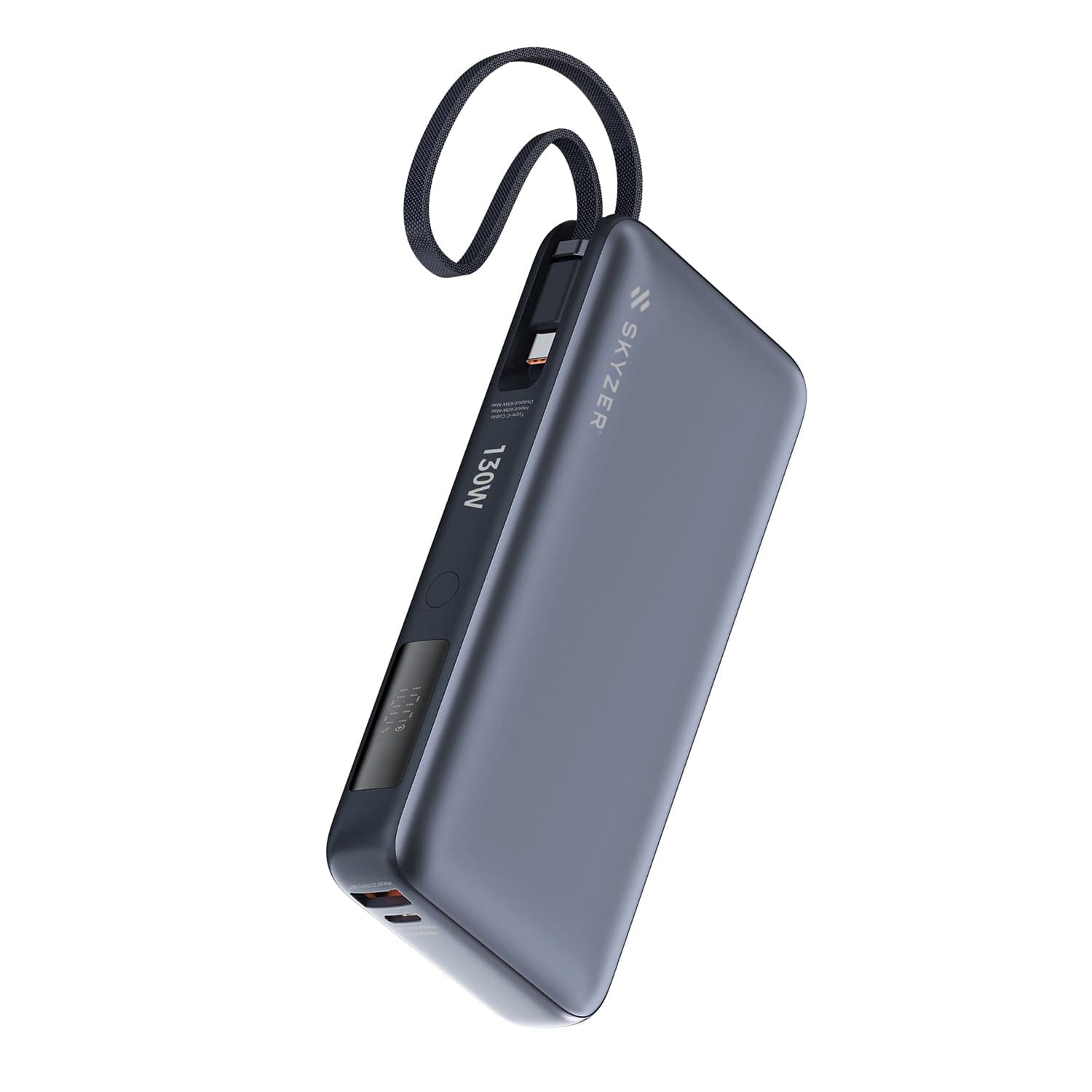 Skyzer PB252 GoCharge 20000mAh 130W Powerbank, Grey | NTUC FairPrice