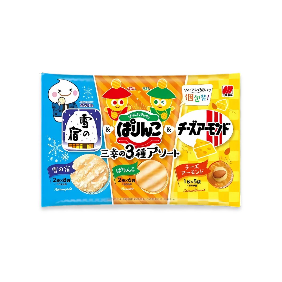 Sanko 3-Types Rice Crackers Assortment | NTUC FairPrice