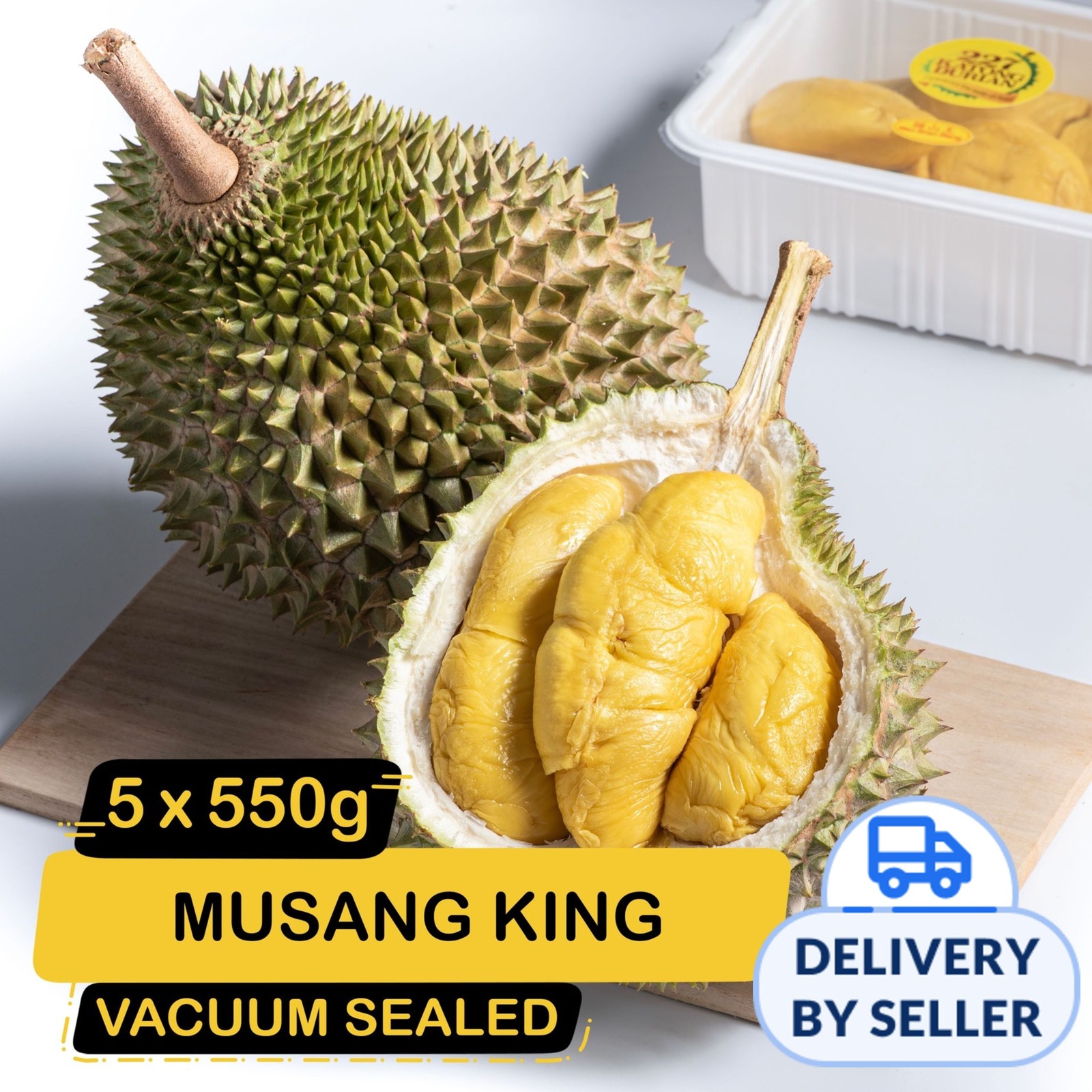 227 Katong Durian Old Tree Mao Shan Wang - Fresh (Dehusked) | NTUC ...