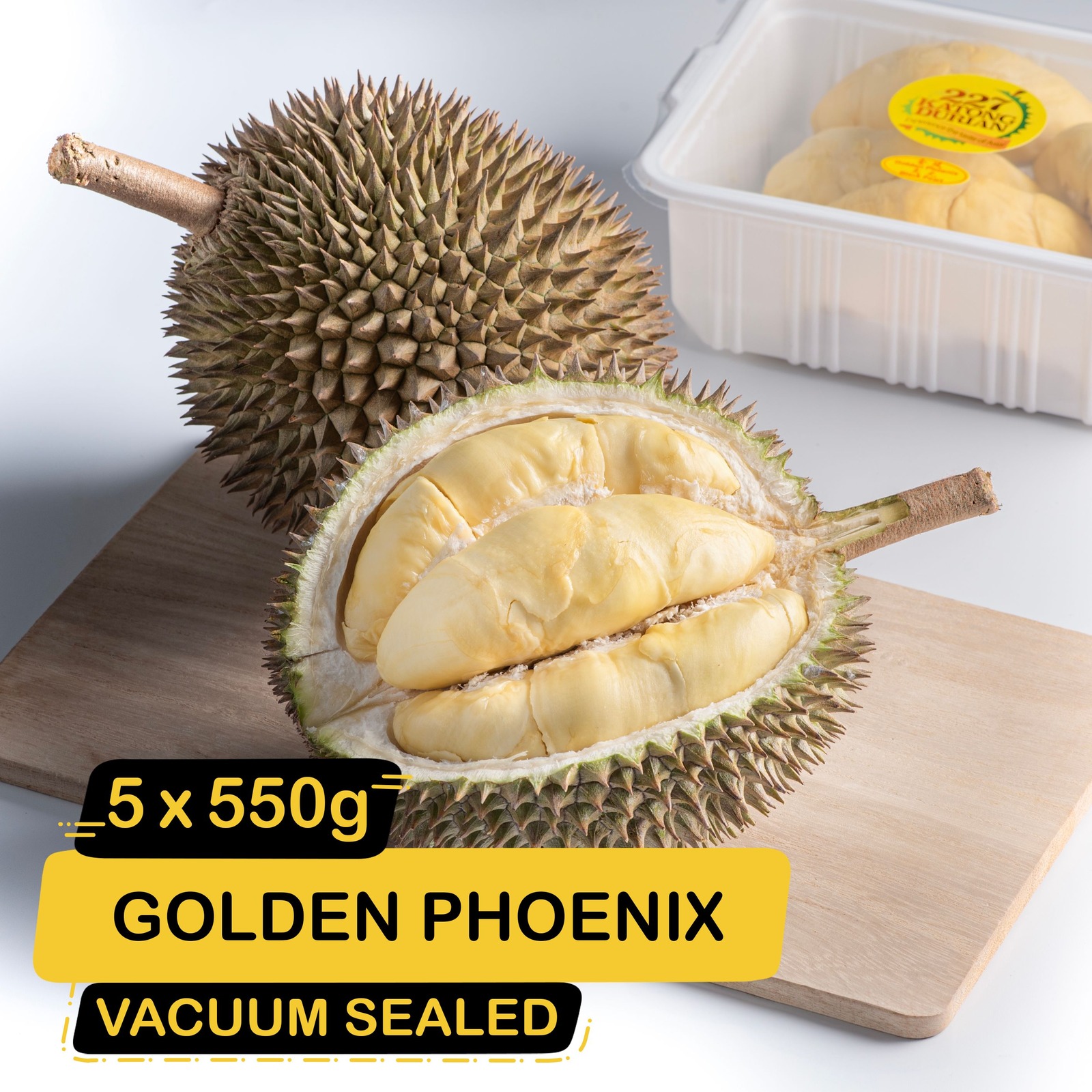227 Katong Durian Golden Phoenix Durian - Fresh (Dehusked) | NTUC FairPrice