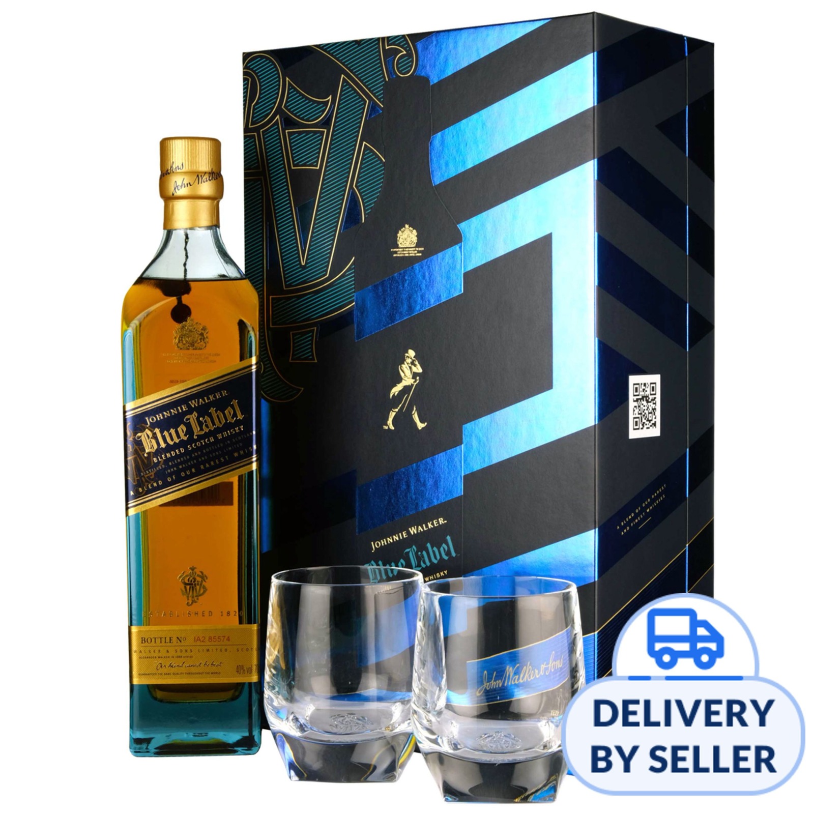 Johnnie Walker Blue Label 2 Glasses Gift Pack | NTUC FairPrice