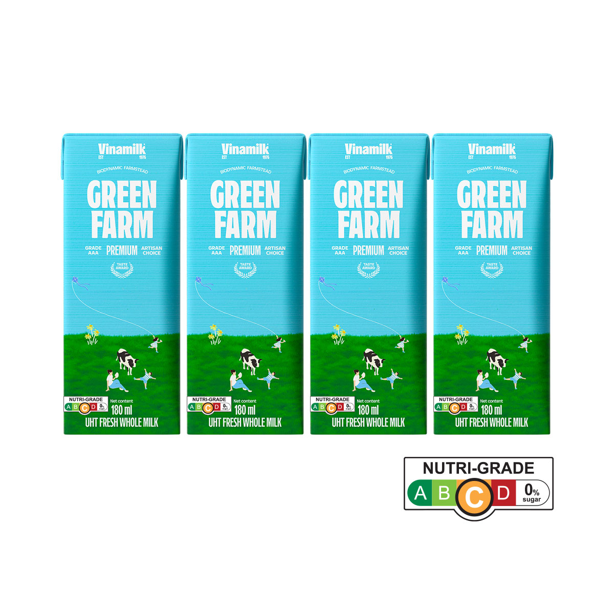Vinamilk Green Farm UHT Fresh Milk - Whole Milk | NTUC FairPrice