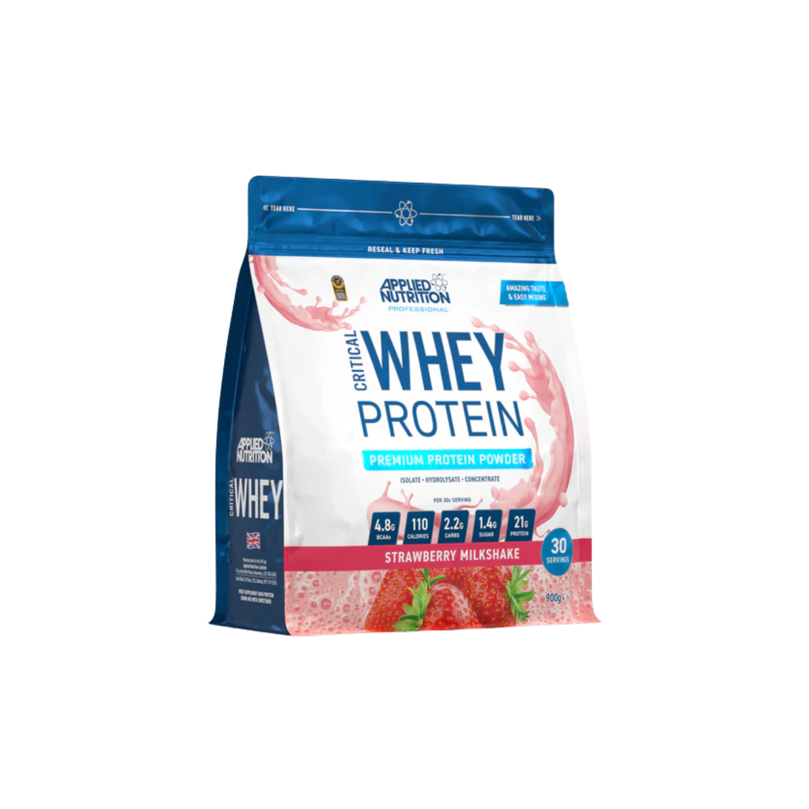 Applied Nutrition Critical Whey Protein Powder Strawberry | NTUC FairPrice