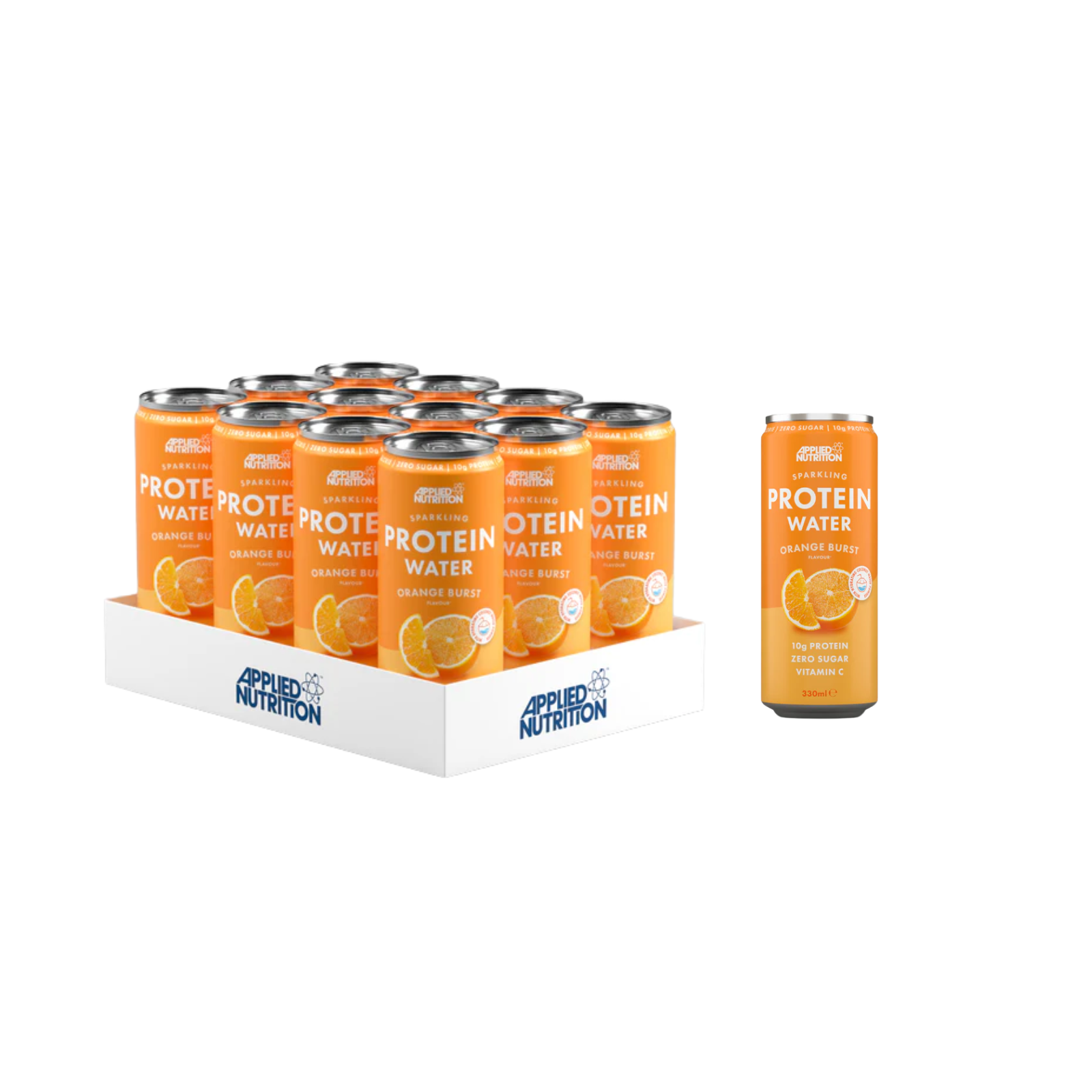 Applied Nutrition Sparkling Protein Water Orange Burst | NTUC FairPrice