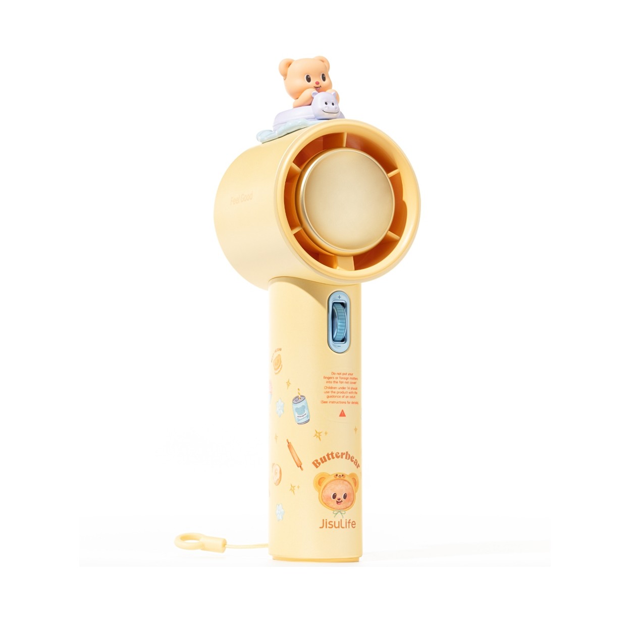 JisuLife Handheld Fan Pro1 Mini Fan - ButterBear (5000mAh) | NTUC FairPrice