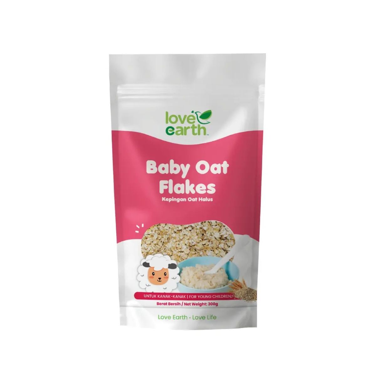 Love Earth Baby Instant Oat Flakes | NTUC FairPrice