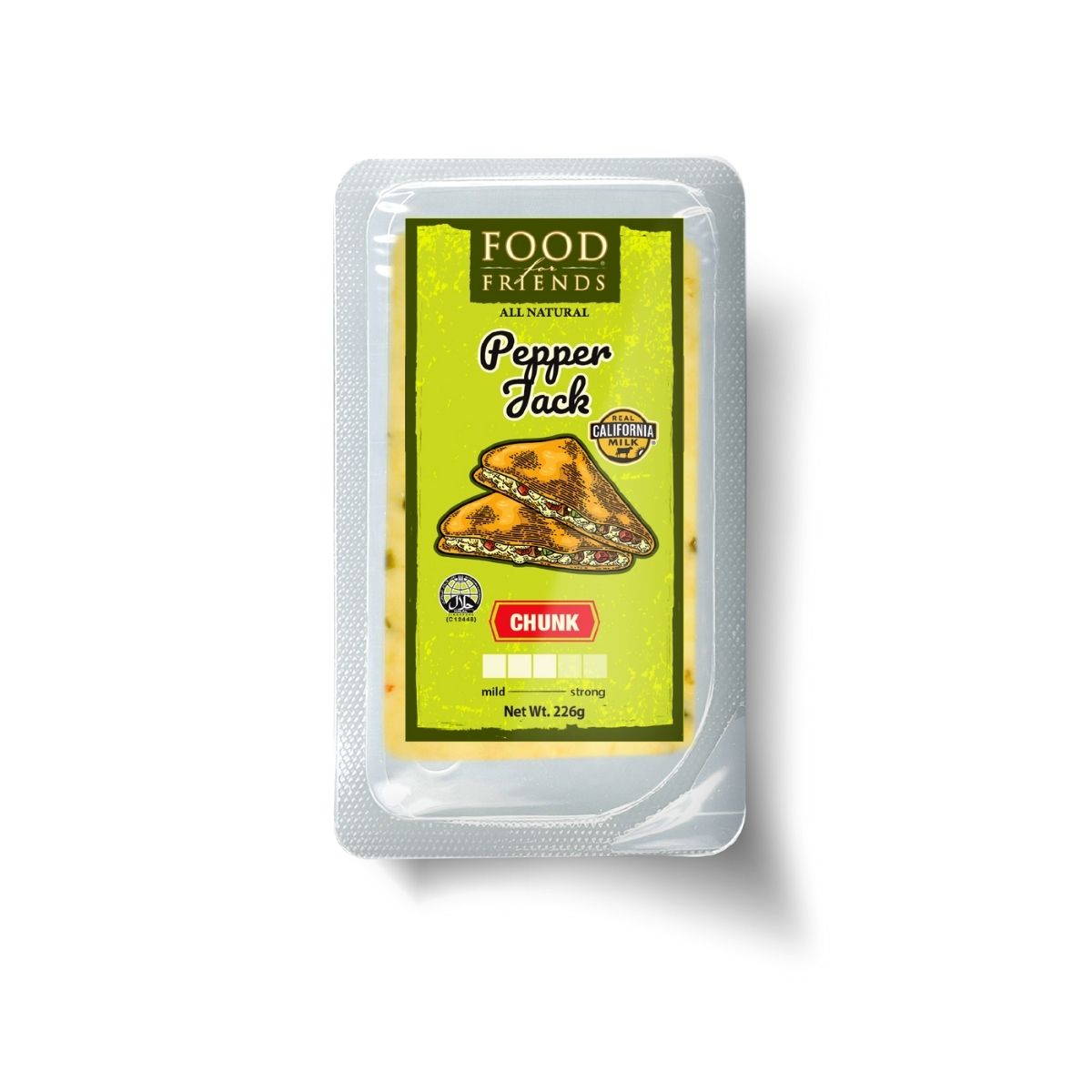 Food For Friends Cheese Chunk - Pepper Jack | NTUC FairPrice
