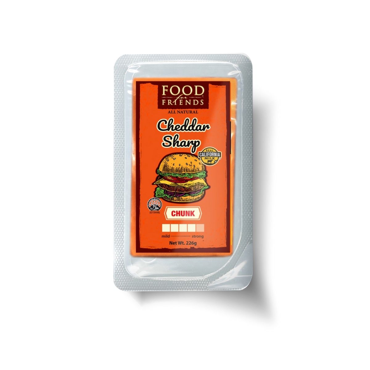 Food For Friends Cheese Chunk - Cheddar Sharp | NTUC FairPrice