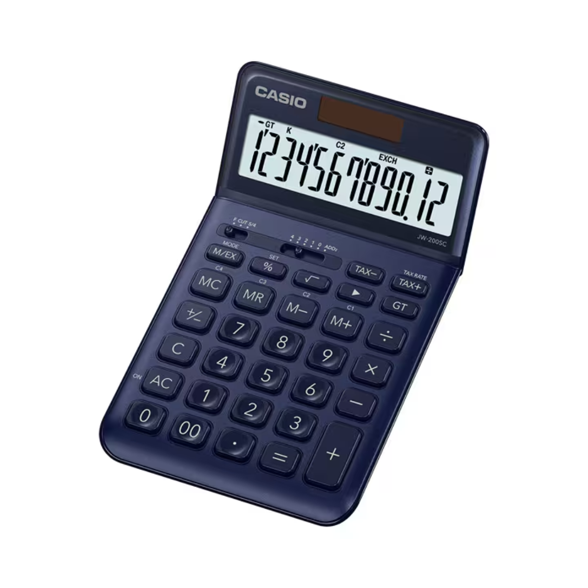 Casio JW-200SC Calculator with Adjustable Screen - Navy Blue | NTUC ...