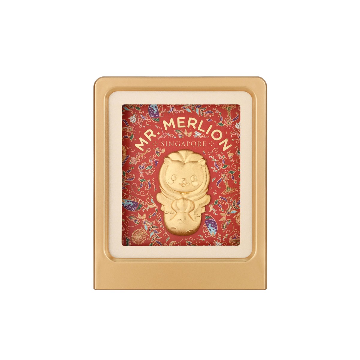 Mr Merlion Classic 24K Gold Foil in Frame | NTUC FairPrice