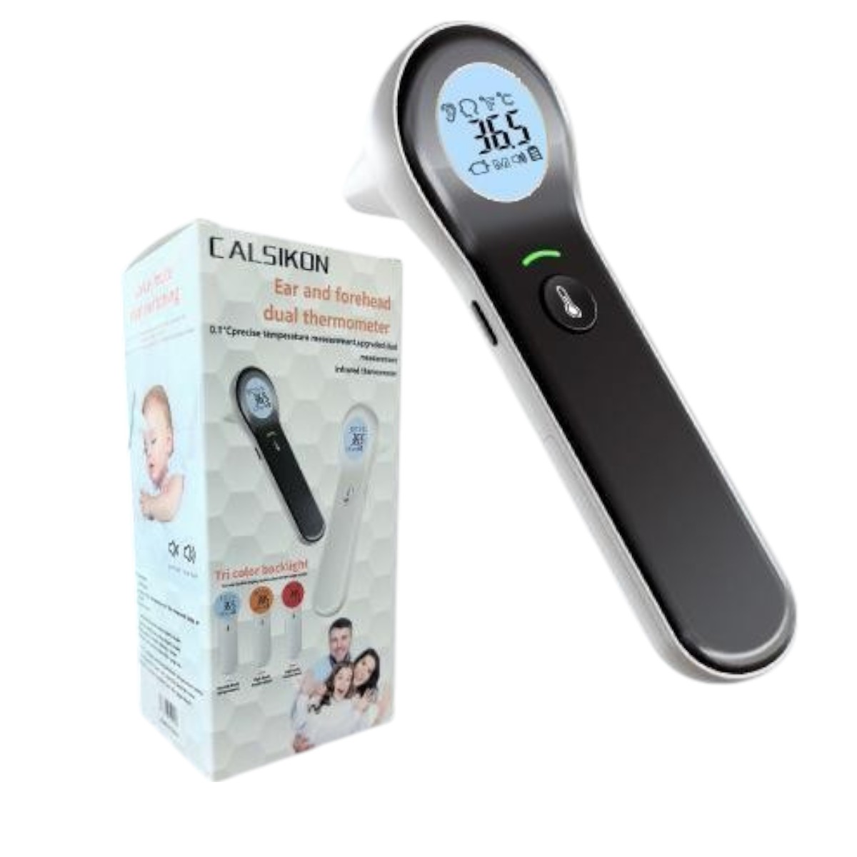 Ear And Forehead Dual Thermometer - Black | NTUC FairPrice