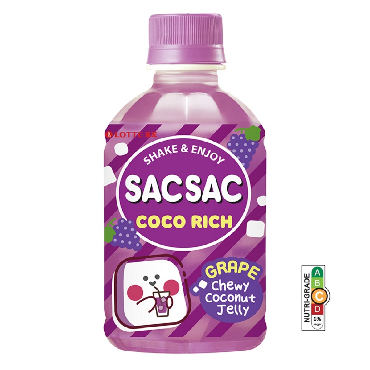 LOTTE Sac Sac Coco Rich - Grape | NTUC FairPrice