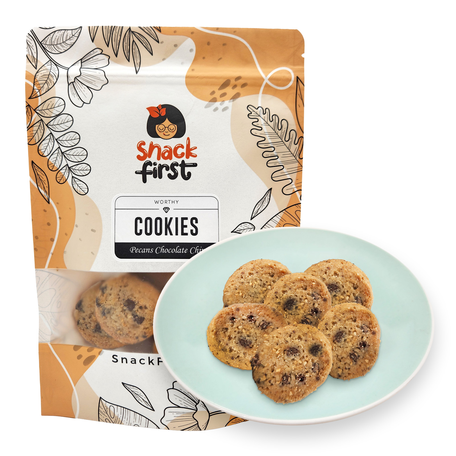 SnackFirst Worthy Pecans Chocolate Chip Cookies - SG Snacks | NTUC ...