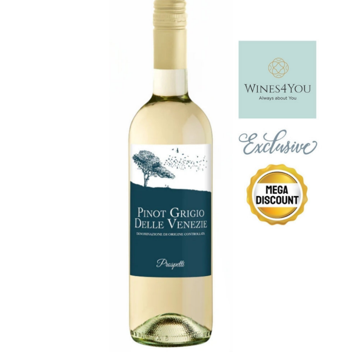 Prospetti Pinot Grigio DOC Italy White Wine 2023 | NTUC FairPrice