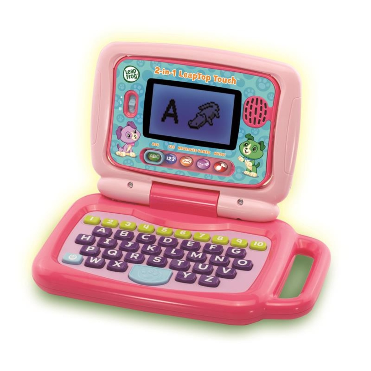 LeapFrog 2-In-1 Leaptop Touch - Pink | NTUC FairPrice