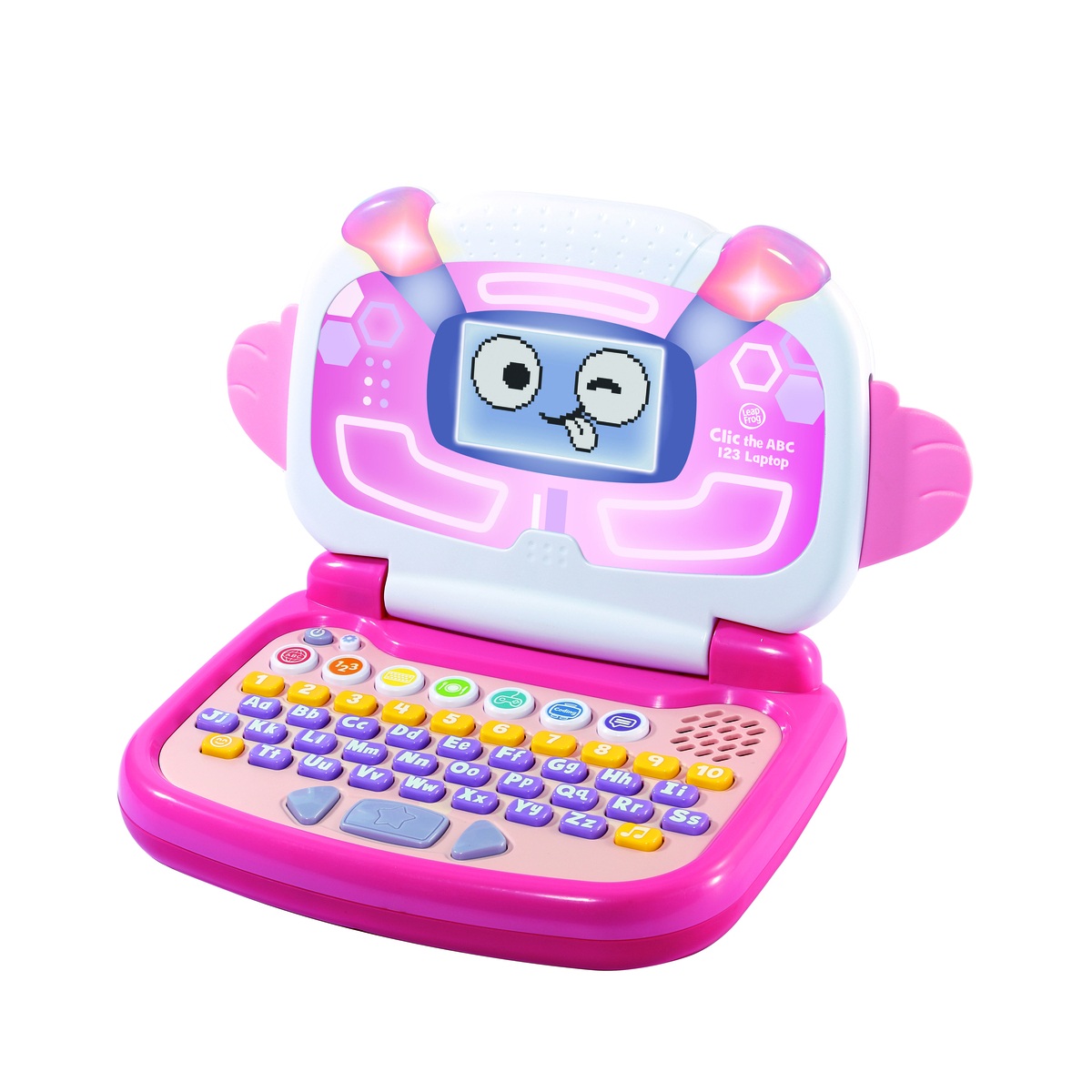 LeapFrog Clic the ABC 123 Laptop - Pink | NTUC FairPrice