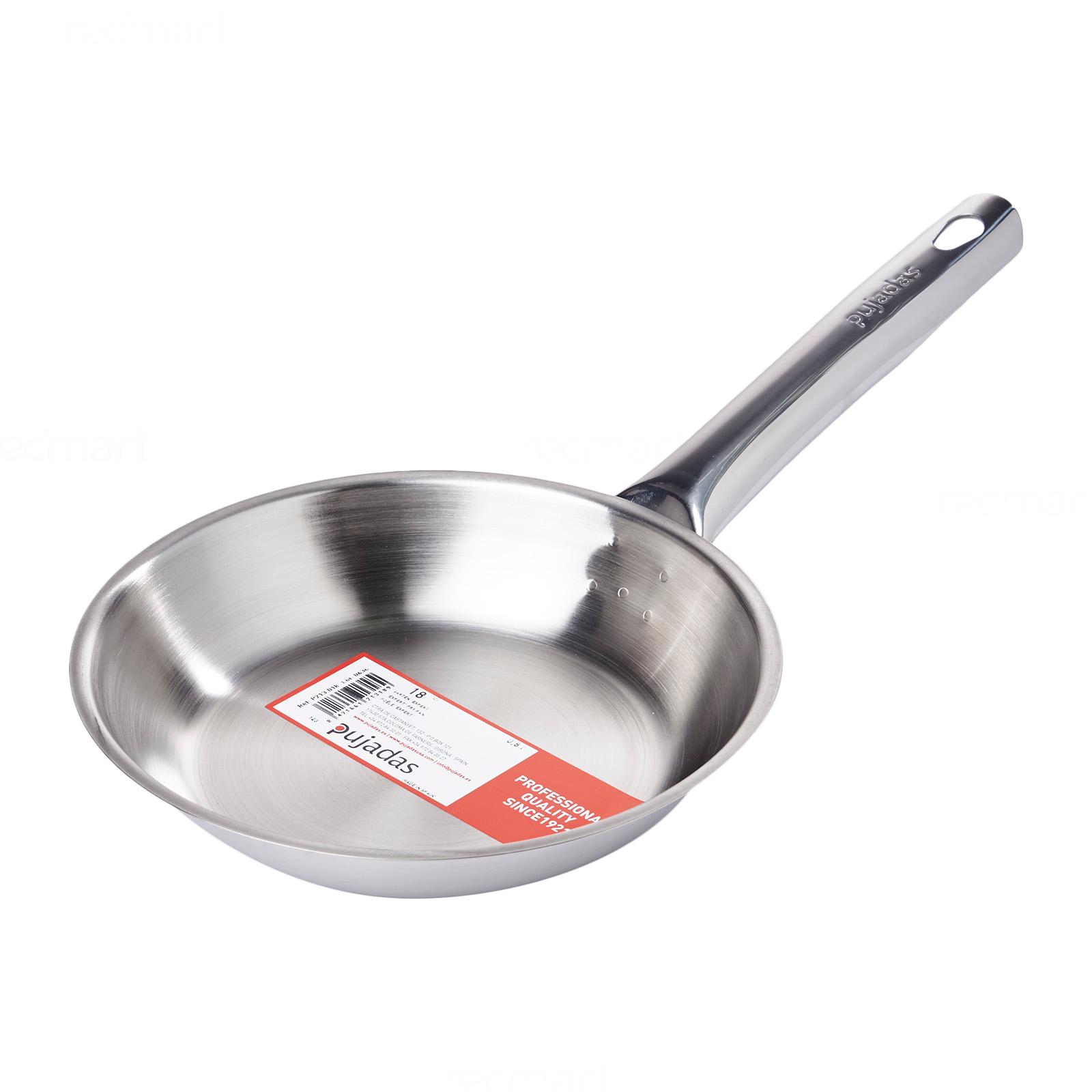 Pujadas Stainless Steel Fry Pan 18Cm | NTUC FairPrice
