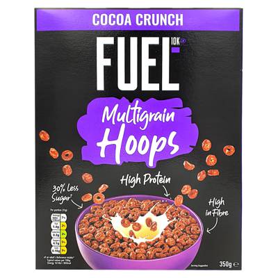 FUEL10K Cocoa Crunch Multigrain Hoops Breakfast Cereal | NTUC FairPrice