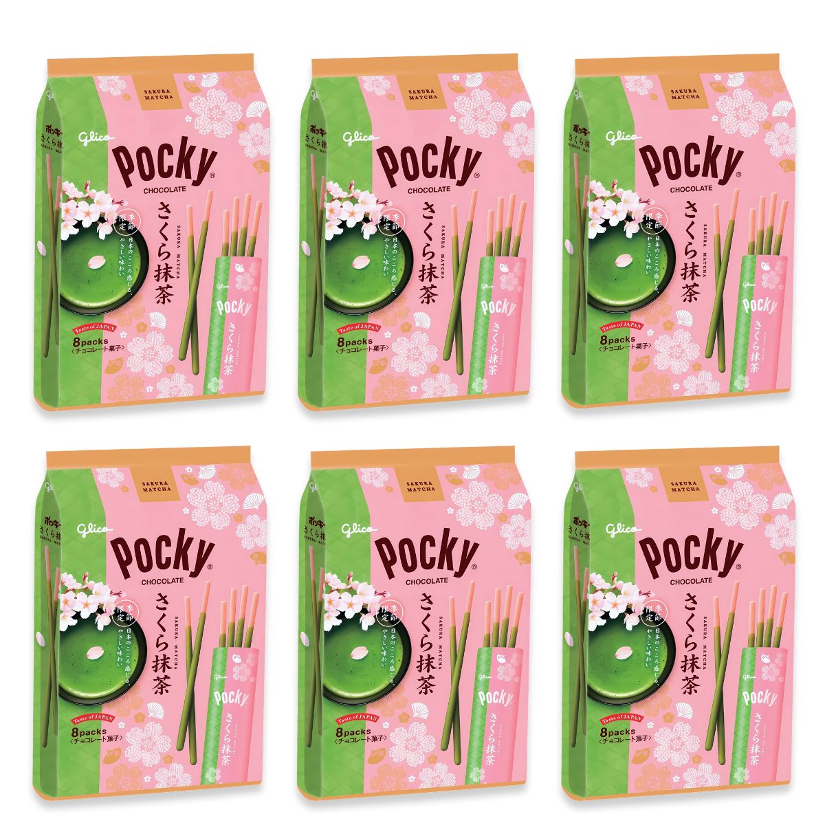 Glico Pocky Biscuit Sticks - Sakura Matcha | NTUC FairPrice