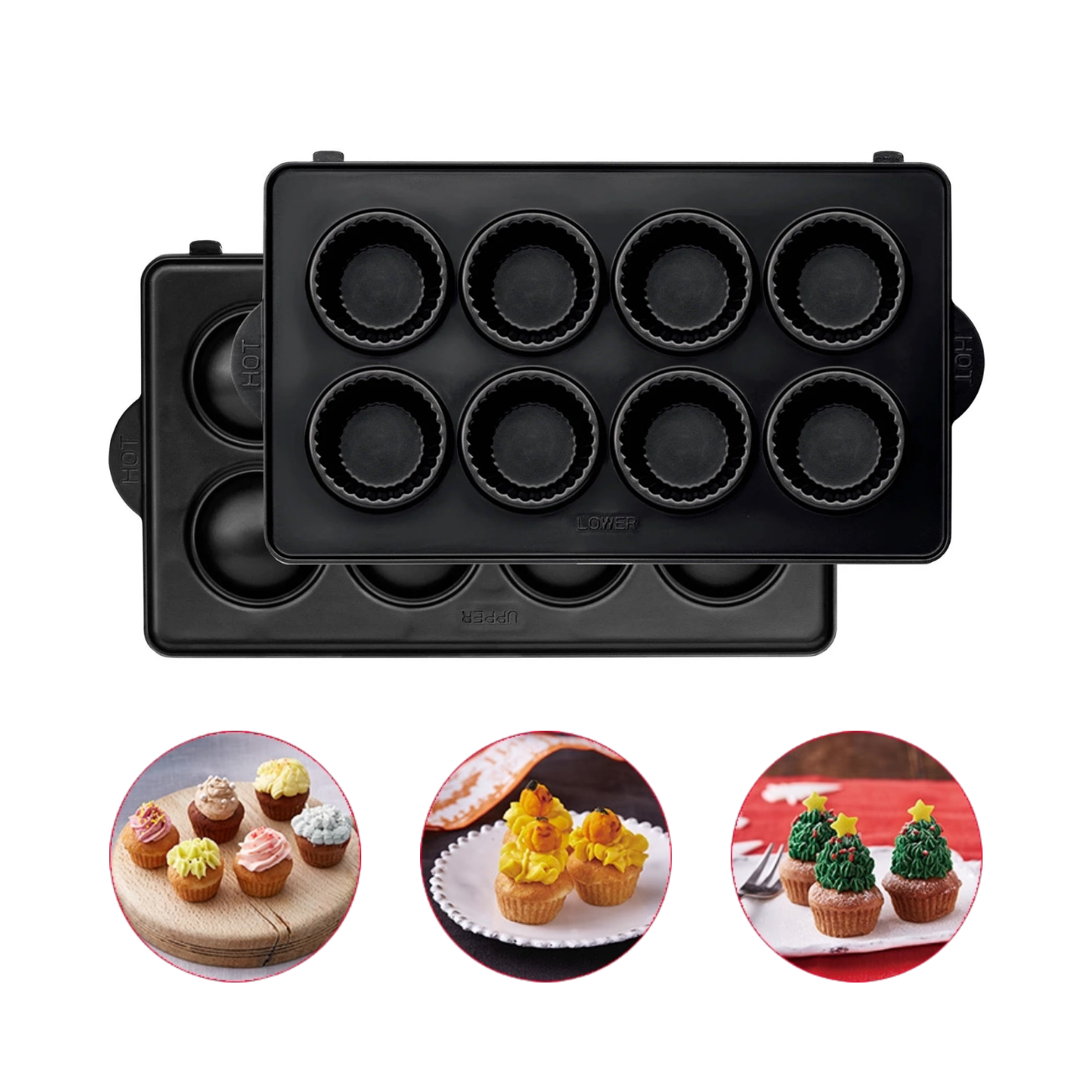 Vitantonio Cupcake Baking Plate (PVWH10CC) | NTUC FairPrice