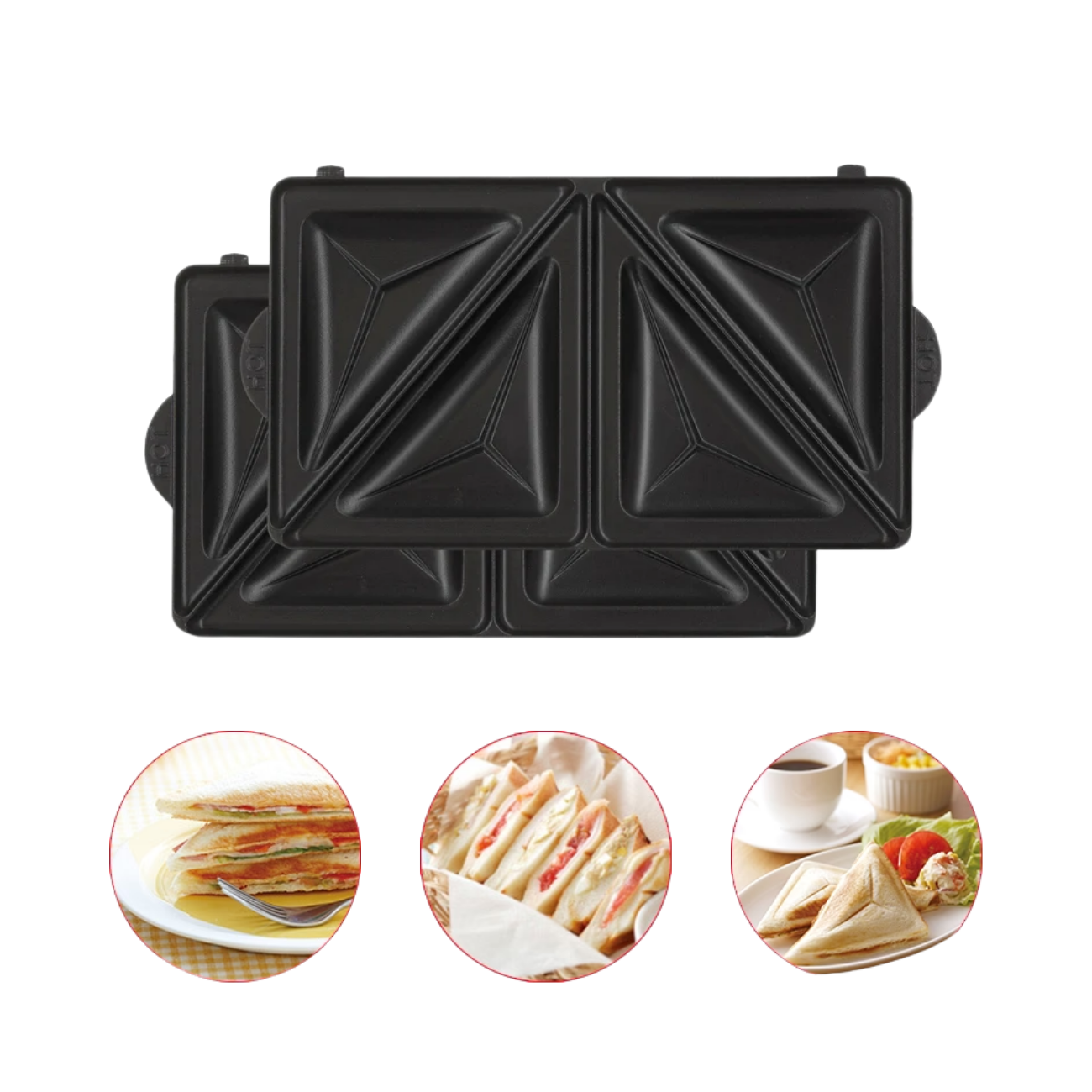 Vitantonio Hot Sandwich Baking Plate (PVWH10HT) | NTUC FairPrice