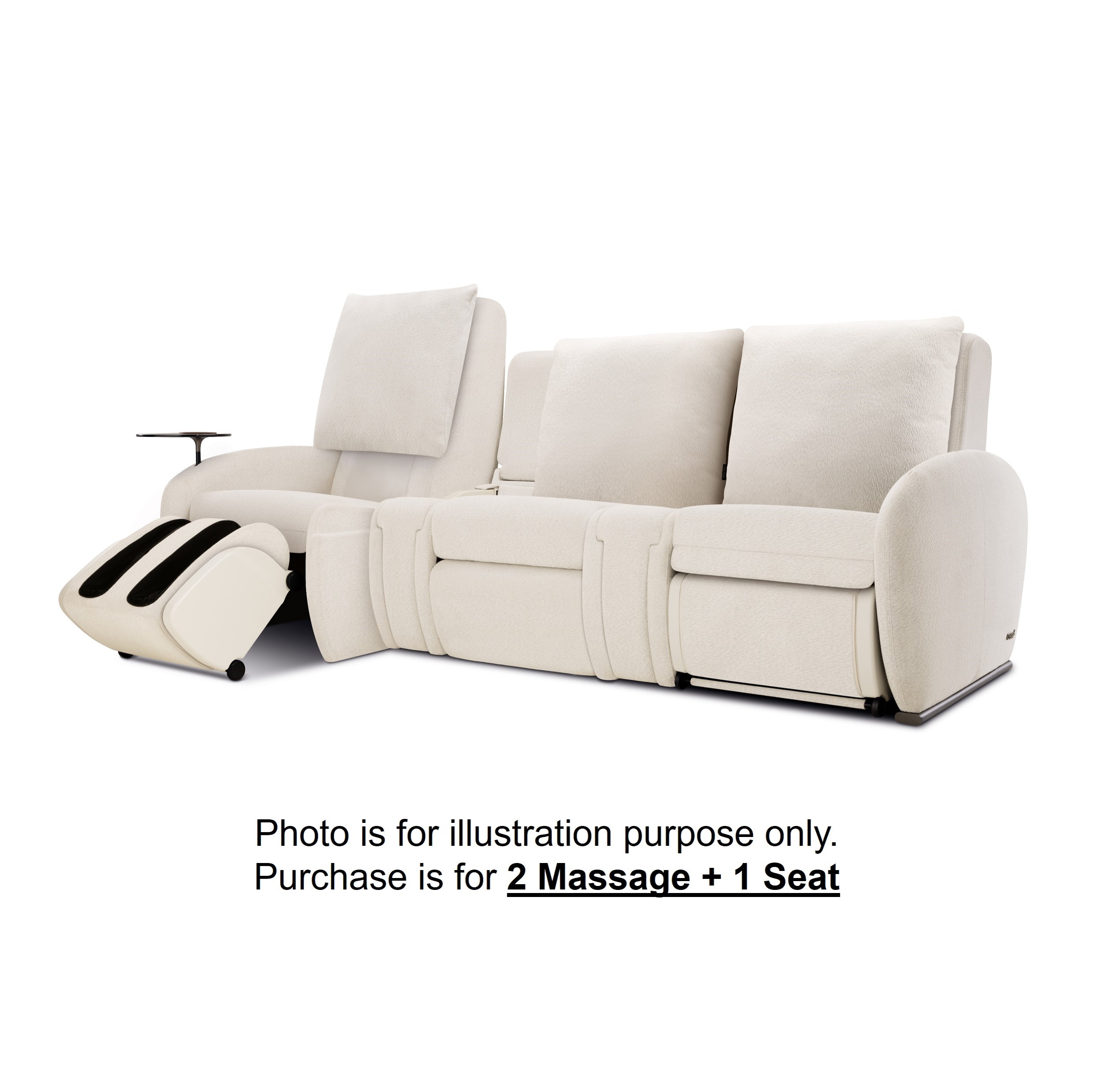 OSIM uDiva SOFA (Cream White) - 3 Seater (2 Massage + 1 Sofa) | NTUC ...