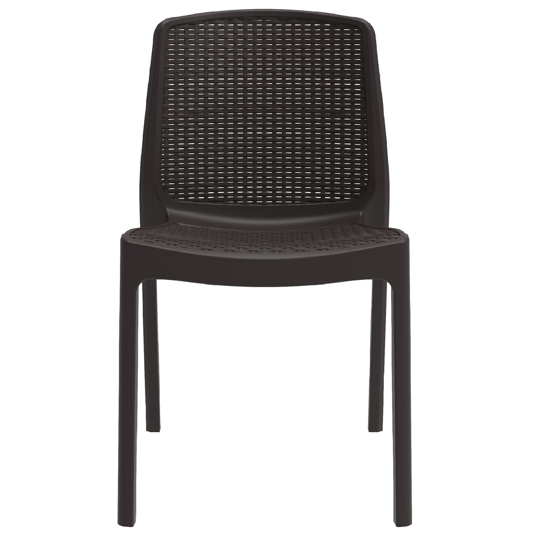Duramax Cedarattan Armless Chair - Brown | NTUC FairPrice
