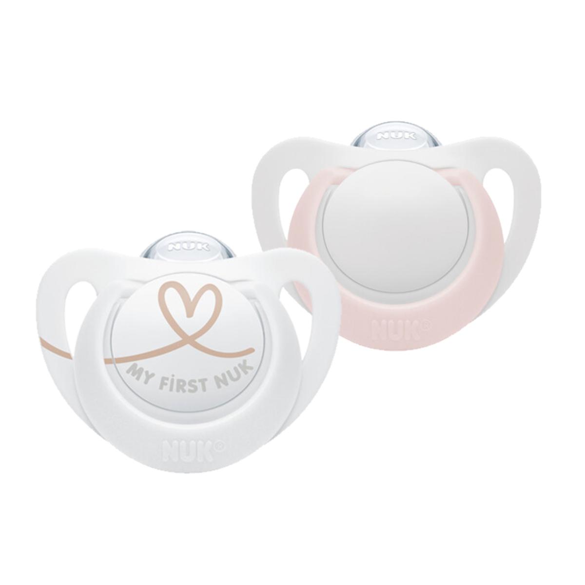 NUK Star Day Silicone Soother Pacifier - Pink | NTUC FairPrice