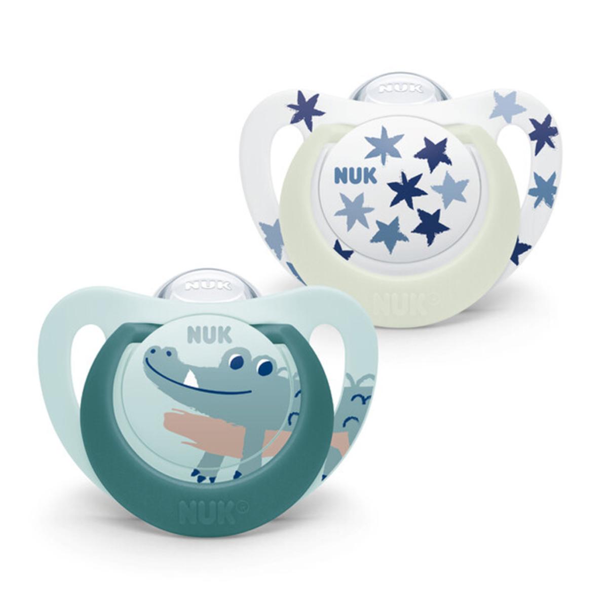 NUK Star Day & Night Soother Pacifier - Green (8-36 Months) | NTUC ...