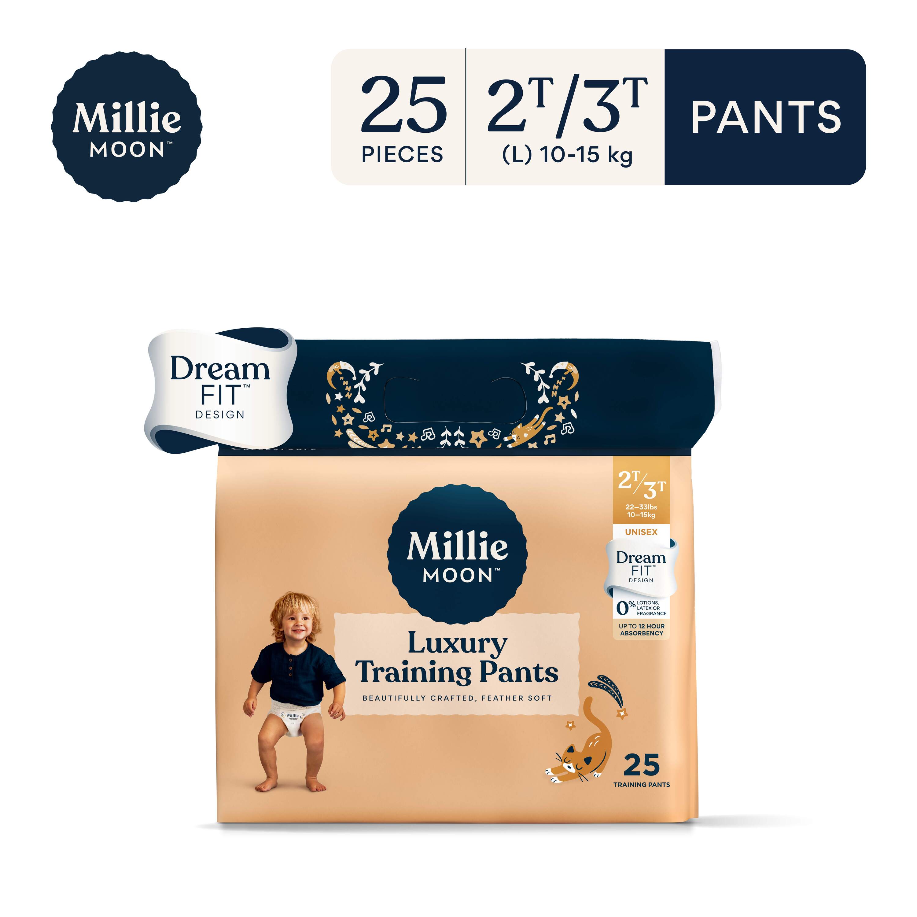 Millie Moon Luxury Diaper Pants - Large | NTUC FairPrice