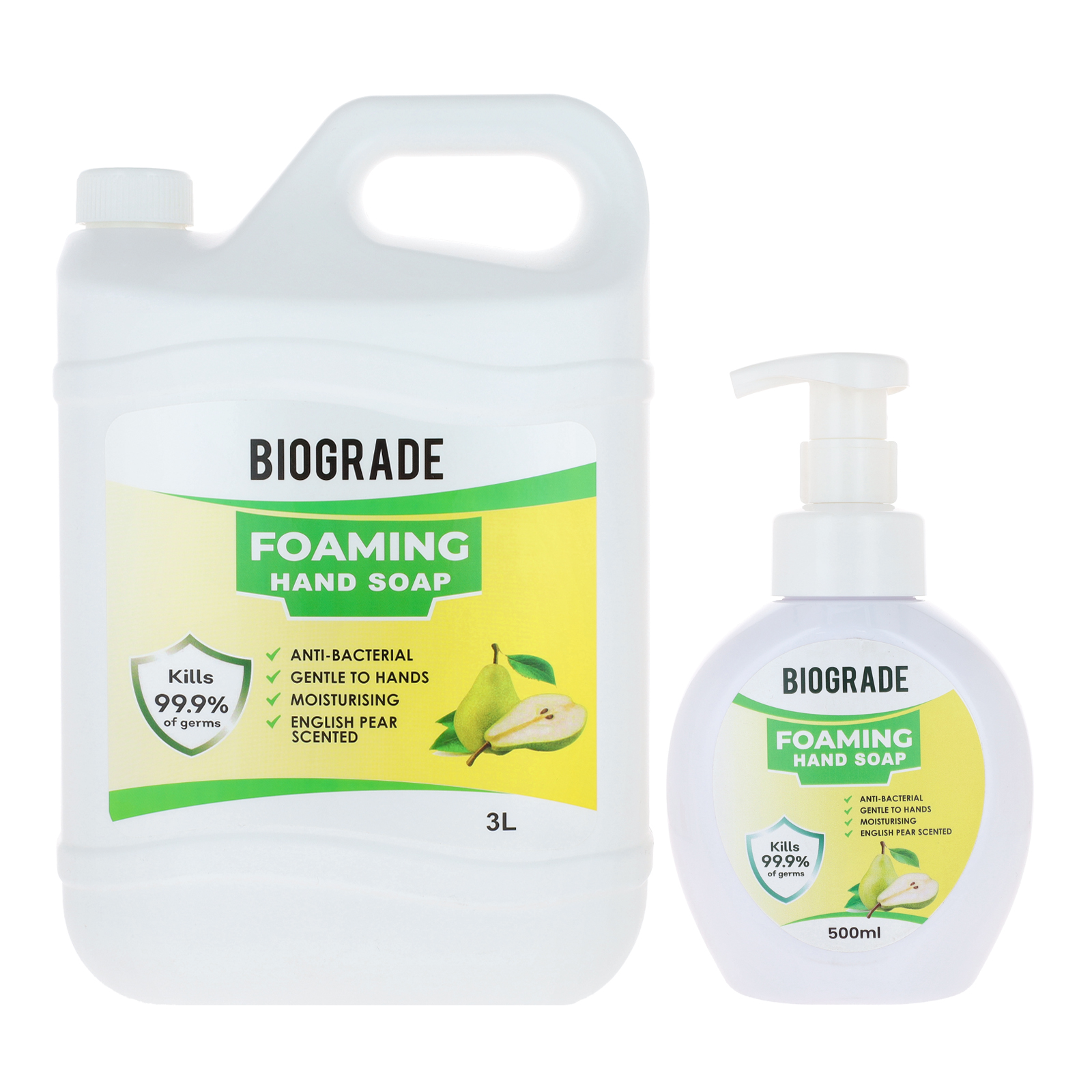Biograde Foaming Hand Soap Bundle - English Pear | NTUC FairPrice